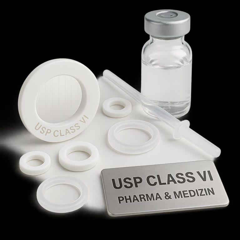 USP Class VI-konforme Dichtungen und Silikonteile für medizinische und ...